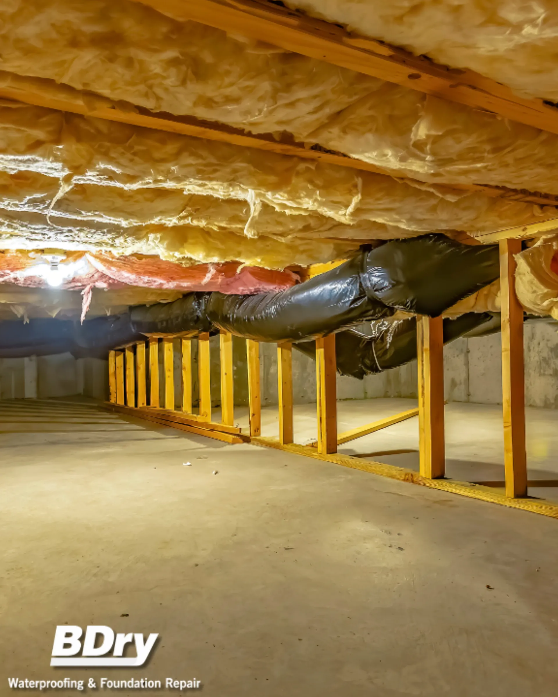 Waterproofing a new foundation